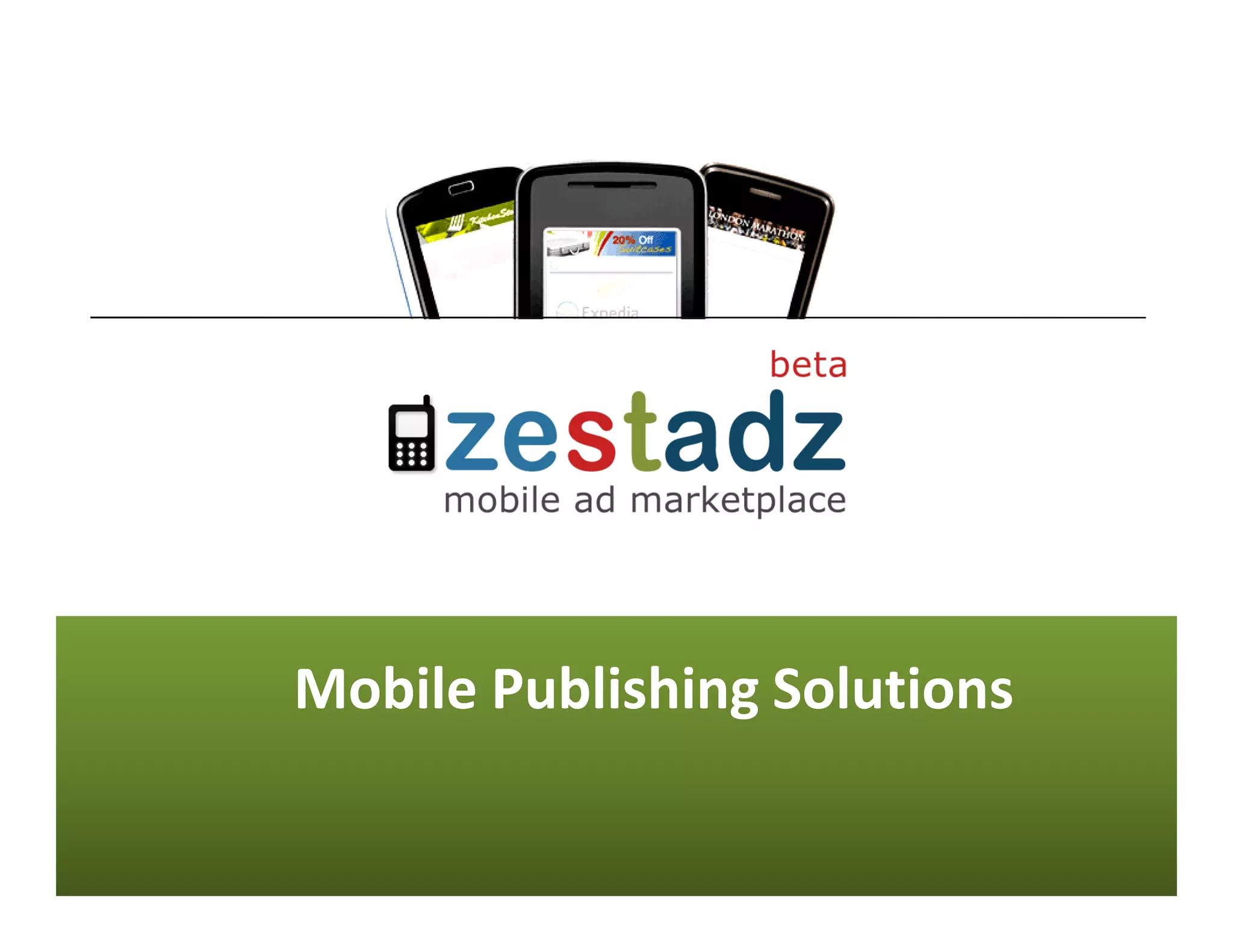 ZestADZ Publisher Presentation | PPT