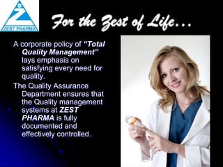 ZEST Pharma corporate | PPSX