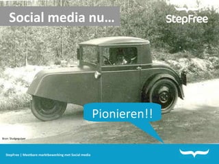 Zest Step Free: Meetbare strategische marktbewerking met community ...