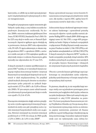 BRE-CASE Seminarium 103 - Integracja Rynku Finansowego - 5 lat członkostwa Polski w UE | PDF