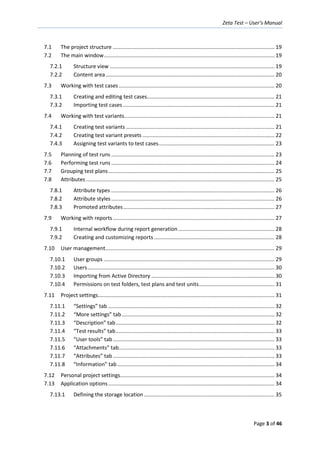 Test Management Software User's Manual | PDF