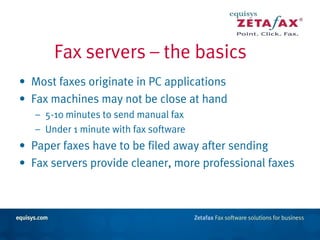 Zetafax Introduction | PDF | Email | Internet