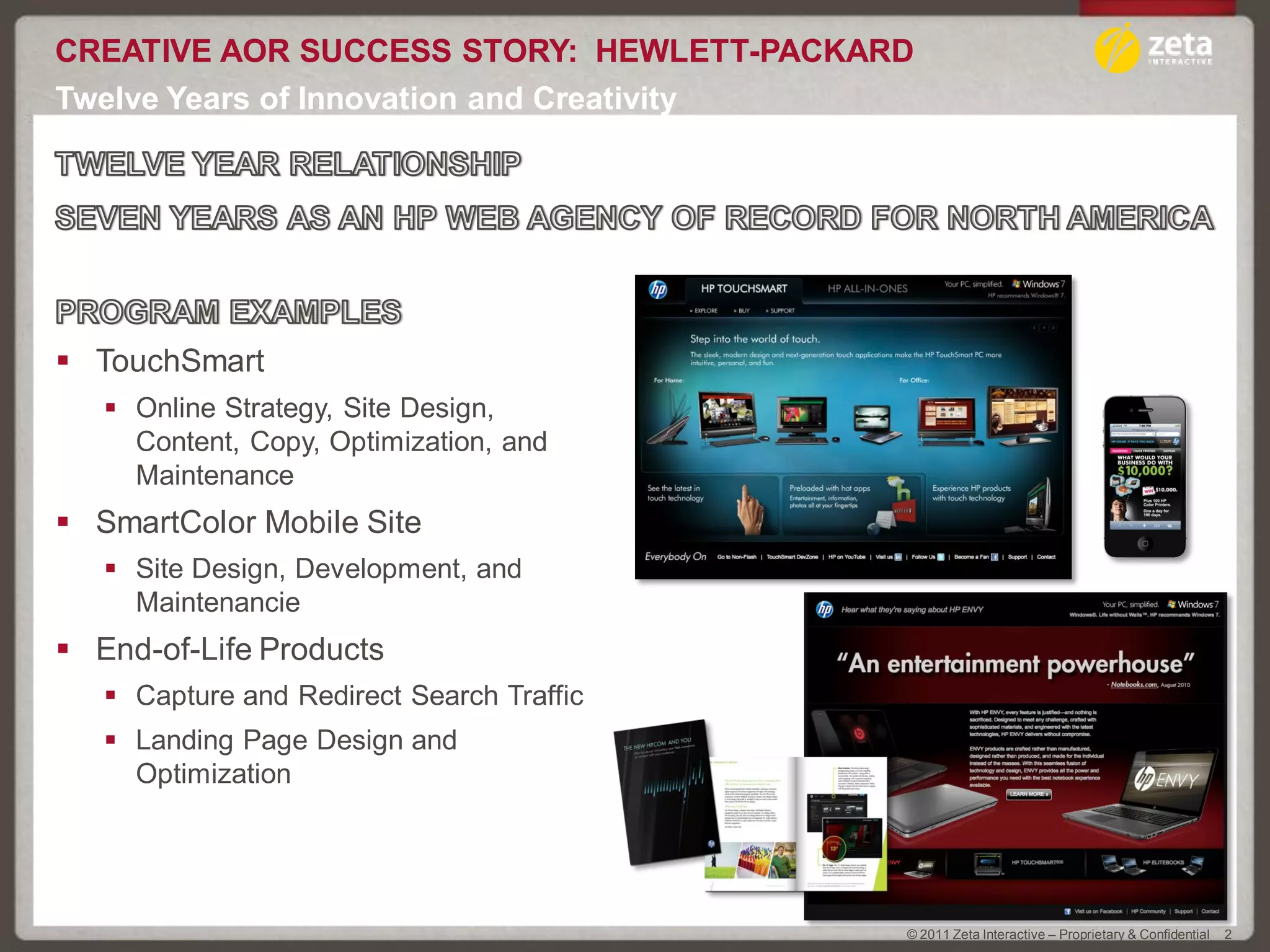 Zeta interactive technology 2011 | PPT