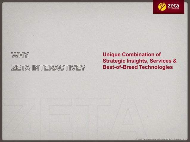 Zeta interactive technology 2011 | PPT