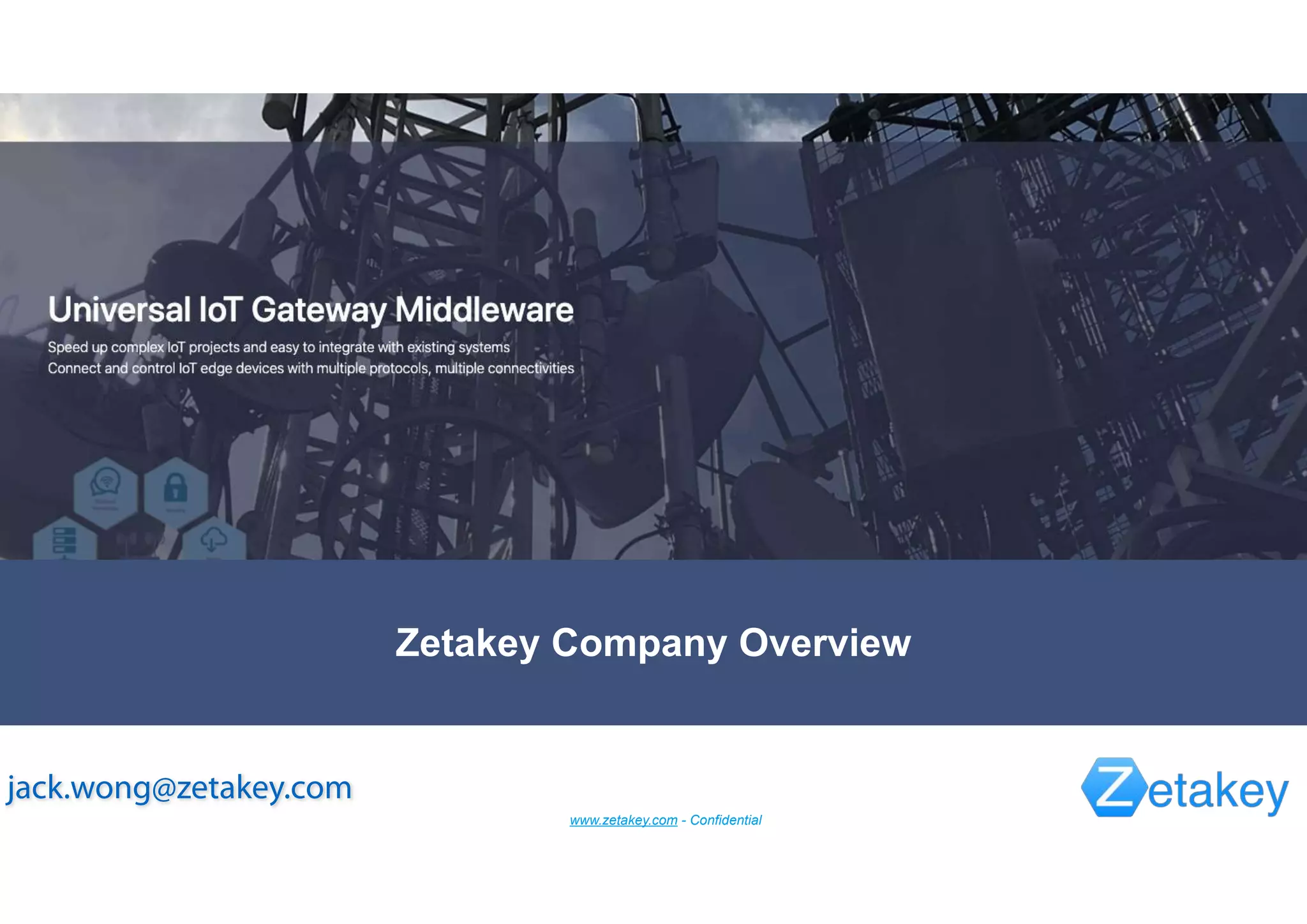 Zetakey Company Overview - IoT solutions 2021 | PPT
