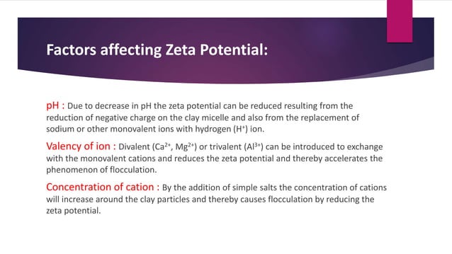 Zeta potential.pptx | Chemistry | Science