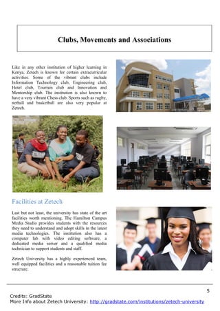 Zetech University - The Newest University in Kenya | PDF