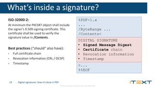 Digital Signatures: how it's done in PDF | PPT