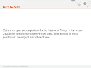 Zetta: An API First Platform | PPTX