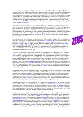 Zeus | PDF