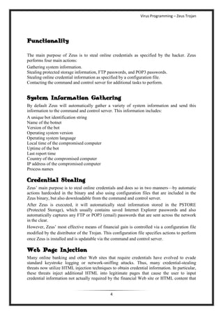 Zeus | DOCX | Operating Systems | Computer Software and Applications