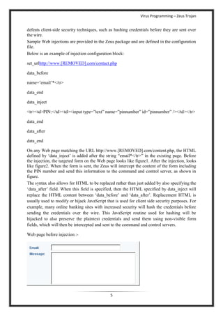 Zeus | DOCX | Operating Systems | Computer Software and Applications