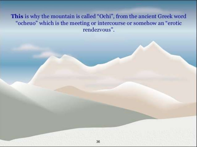 The secret meeting of Zeus and Hera | PPTX