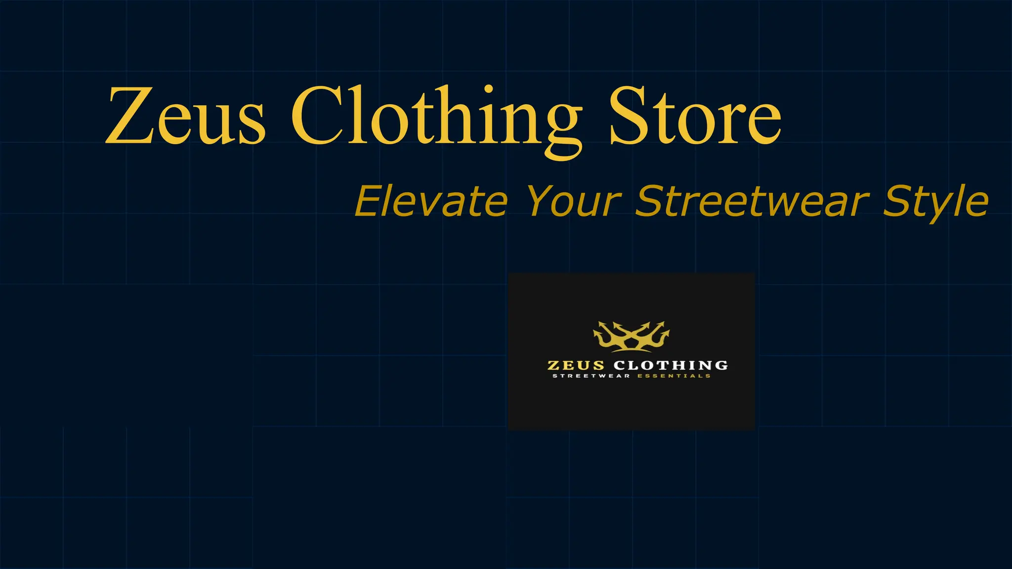 Zeus Clothing Store.pptx The latest trends | PPT