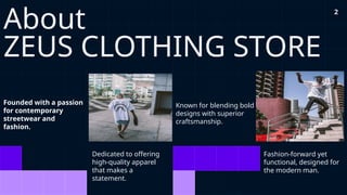 Zeus Clothing Store.pptx The latest trends | PPT