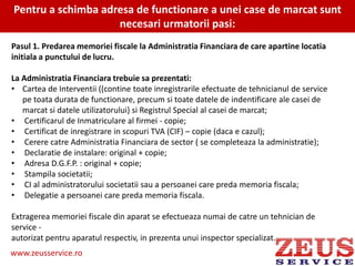 Zeus service - Tot ce trebuie sa stii - Pentru a Schimba Adresa de Functionare | PPTX