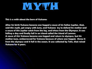 Zeus y vulcano | PPT