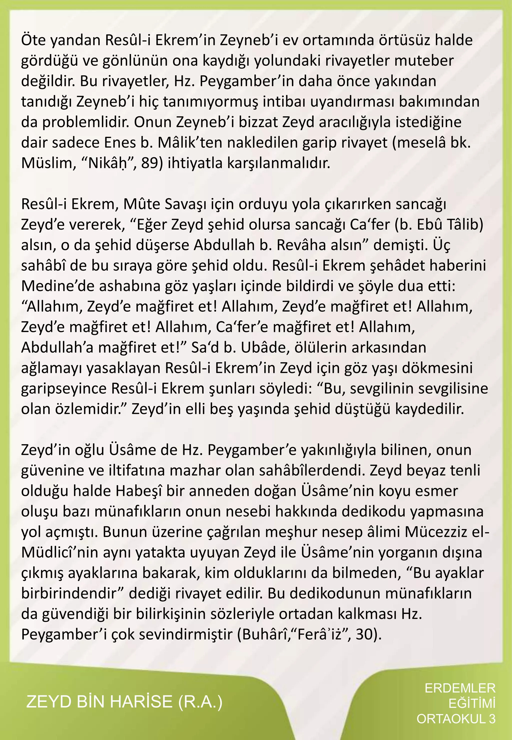 Zeyd Bin Harise(r.a.) | PPTX