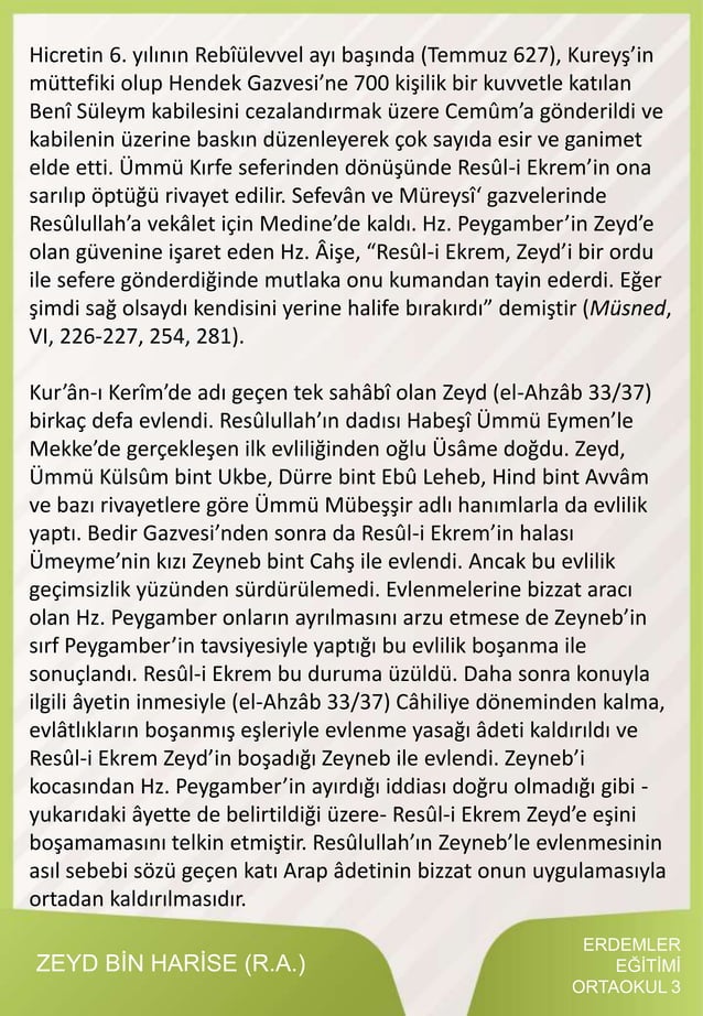 Zeyd Bin Harise(r.a.) | PPTX