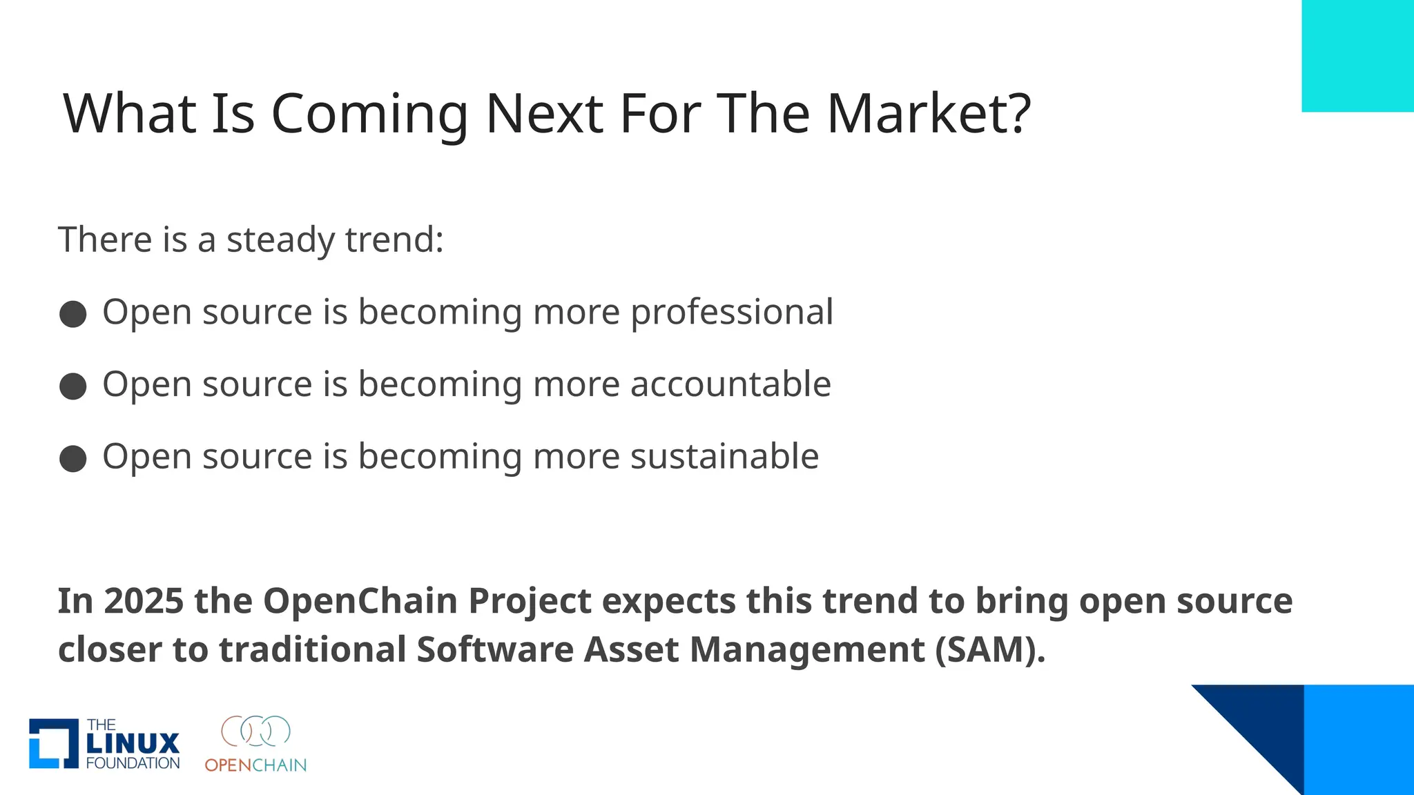 Standardization of open-source software ISO/IEC 5230:2020 and ISO/IEC ...