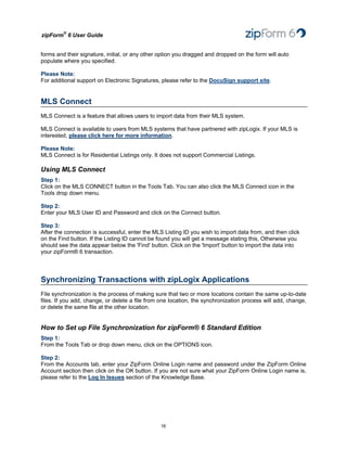 Zipforms Online 6 Users guide | PDF