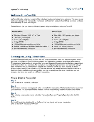 Zipforms Online 6 Users guide | PDF