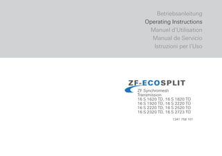 ZF Ecosplit 1341_758_101 Operating Instructions.pdf