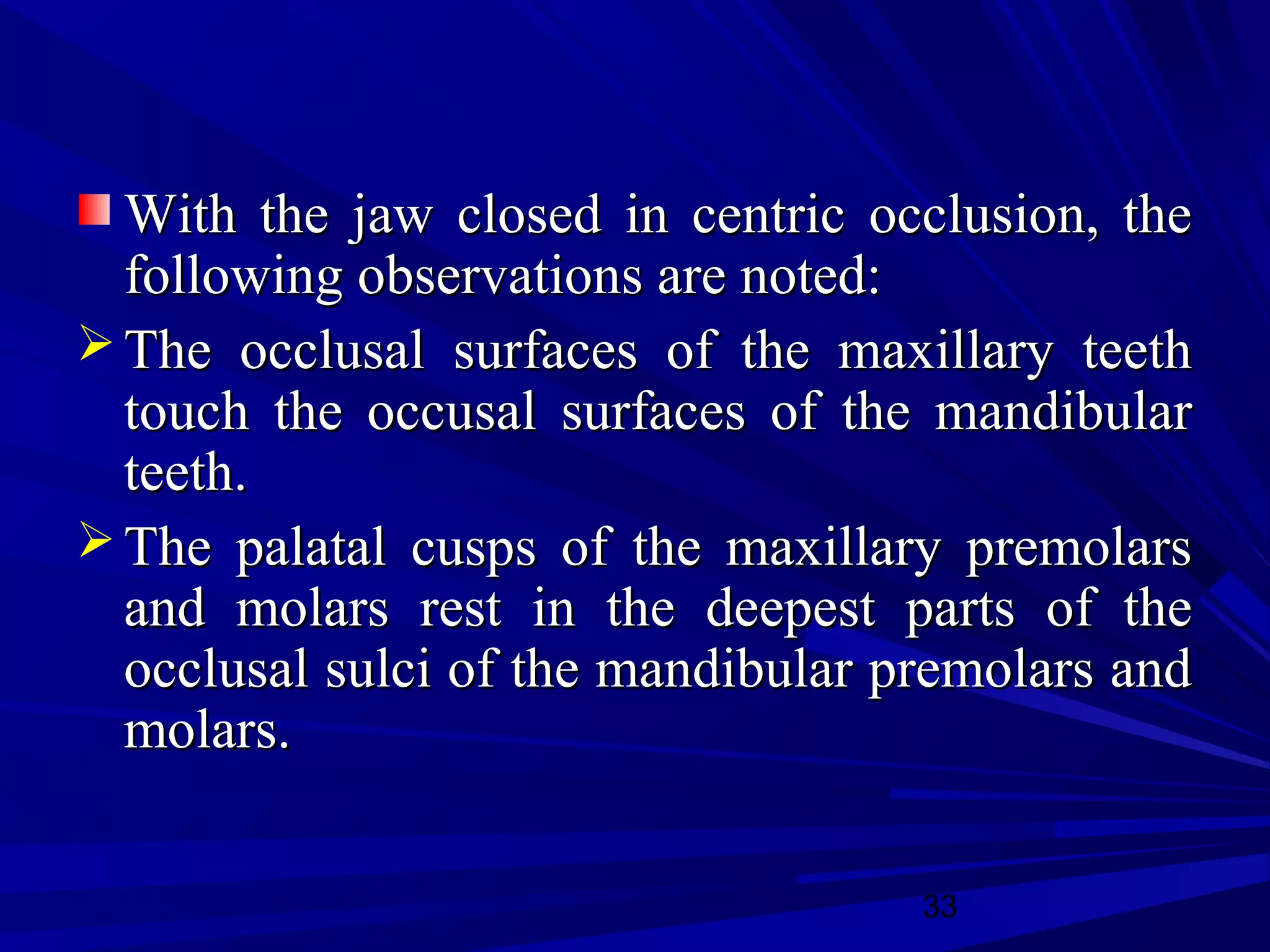 Primary teeth and occlusion | PPT