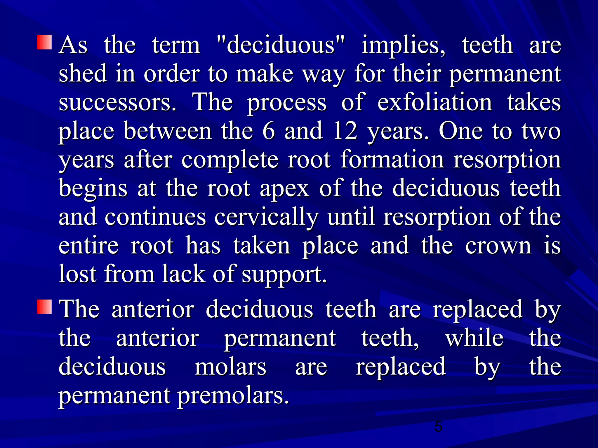 Primary teeth and occlusion | PPT