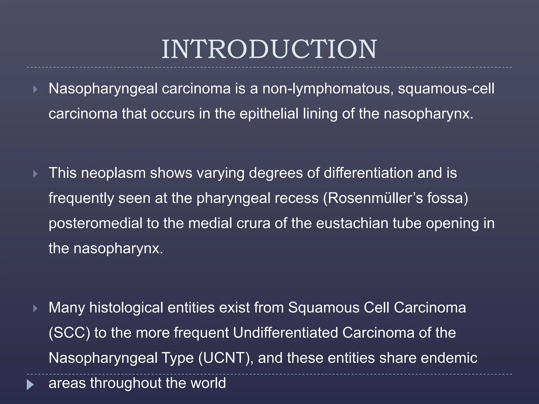 Nasopharyngeal carcinoma an importamnt cancer of nasopharynx | PPT ...