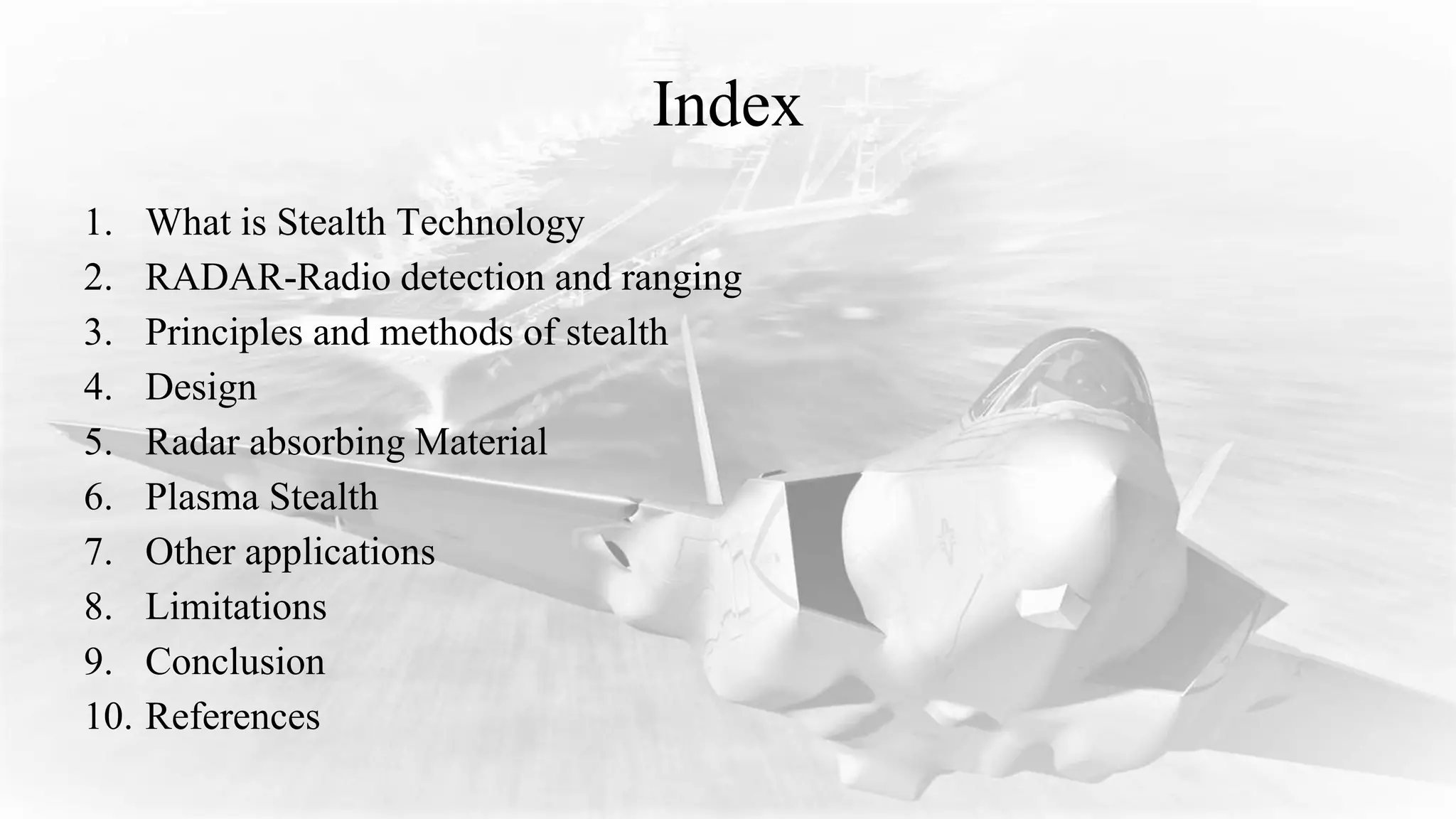 Stealth technology | PPTX