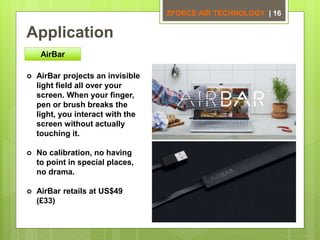 Neonode's zForce Air Technology | PPT