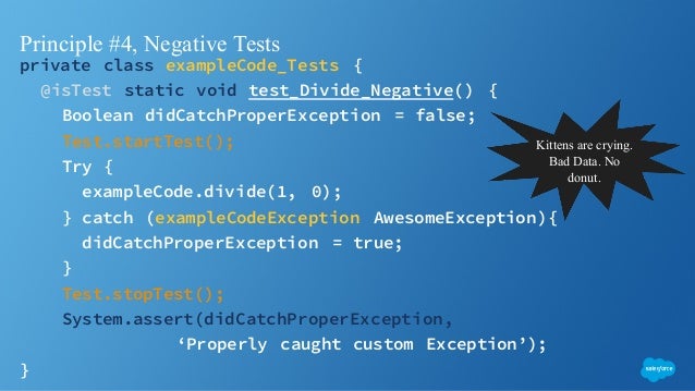 10 Principles of Apex Testing