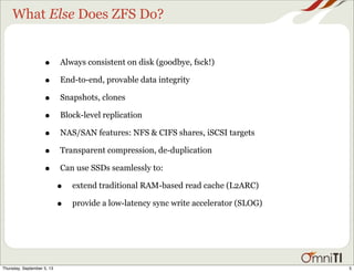 Zfs intro v2 | PDF | Operating Systems | Computer Software and Applications