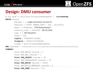 OpenZFS send and receive | PPT