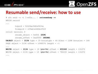 OpenZFS send and receive | PPT