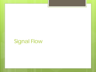 Signal flow and Audio Consoles | PDF | Digital Audio | Computer ...
