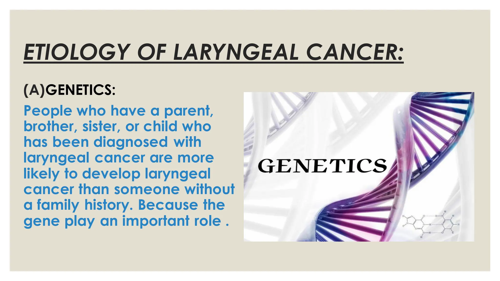 Laryngeal Cancer/Larynx cancer description including introduction ...