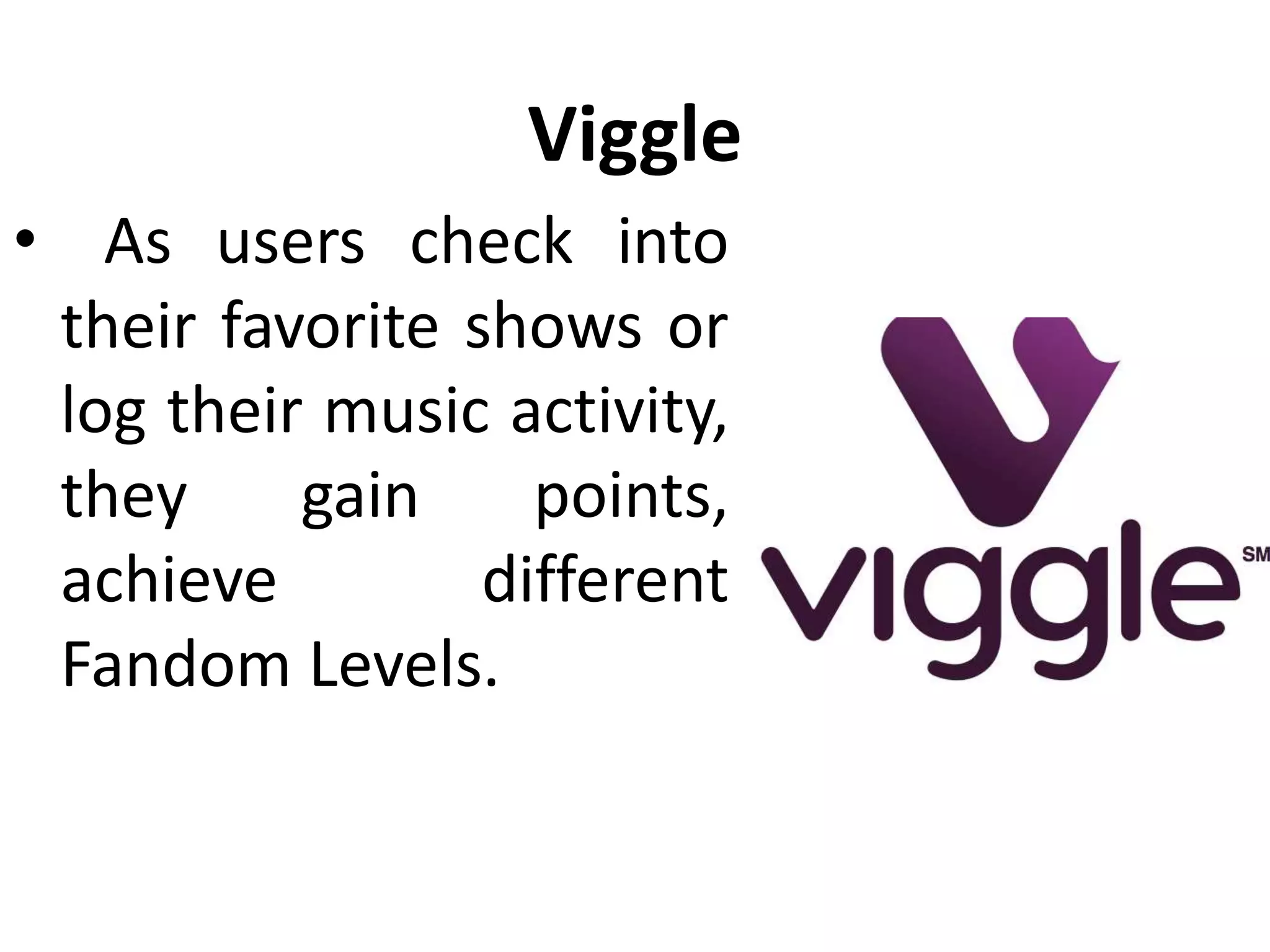 Viggle - Gamification in customer engagement - Manu Melwin Joy | PPT