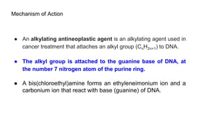 Alkyating agents, chemotherapeutic agents | PPTX