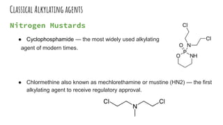 Alkyating agents, chemotherapeutic agents | PPTX