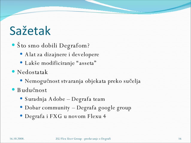 ZGFlex Degrafa | PPT