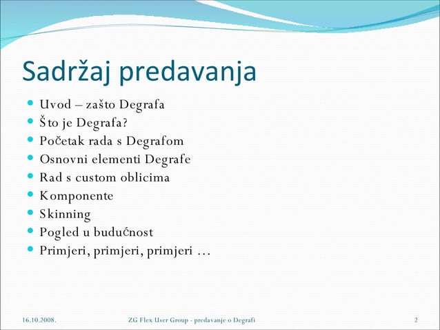 ZGFlex Degrafa | PPT