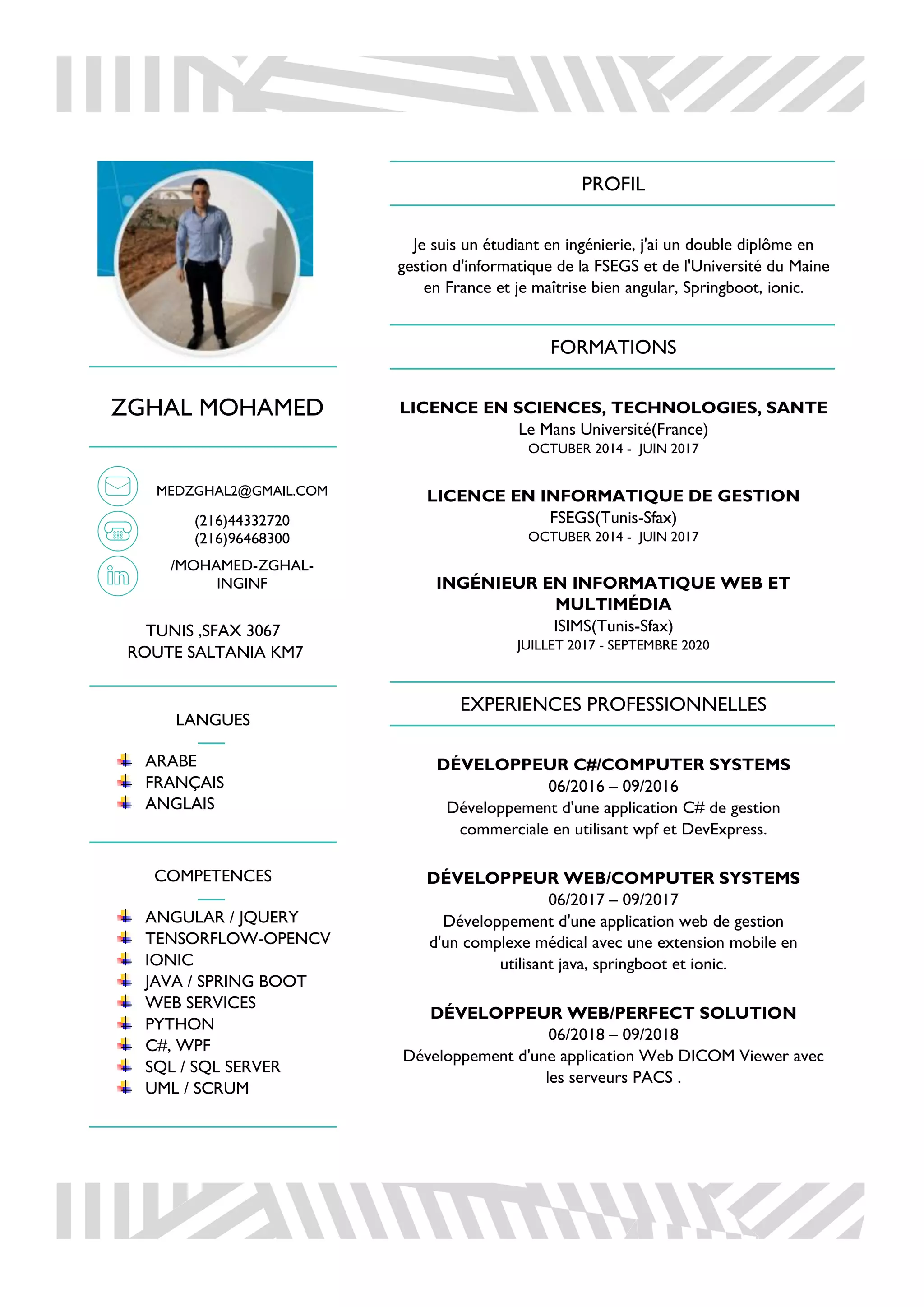 Zghal mohamed | PDF | Computing | Technology & Computing