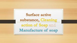 Surface active Substance | PPTX