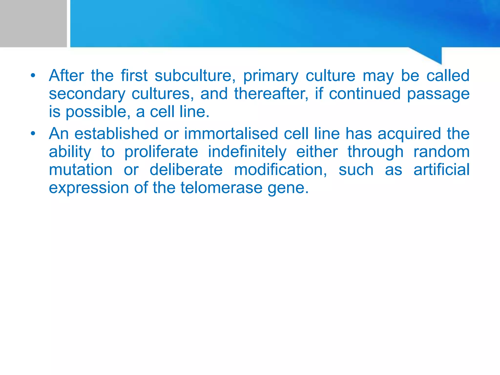 Cell line development ol | PPTX