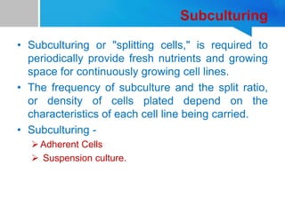 Cell line development ol | PPTX