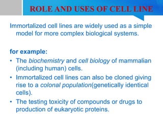 Cell line development ol | PPTX