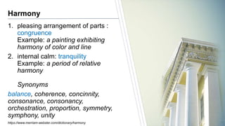 Ideas of Harmony in Whitehead and Hartmann | PPTX