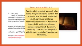 Zhahir dan muawwal (takwil) | PPTX